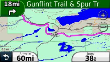 MN Snowmobile Trail Map for Garmin - Backwoods GPS Trails