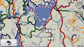 NH Snowmobile Trail Map for Garmin - Backwoods GPS Trails